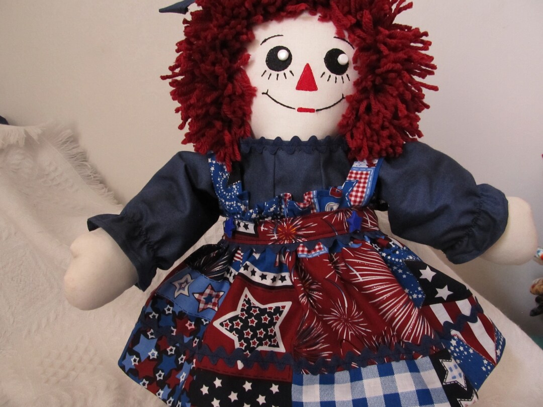 Raggedy Ann Doll - Etsy