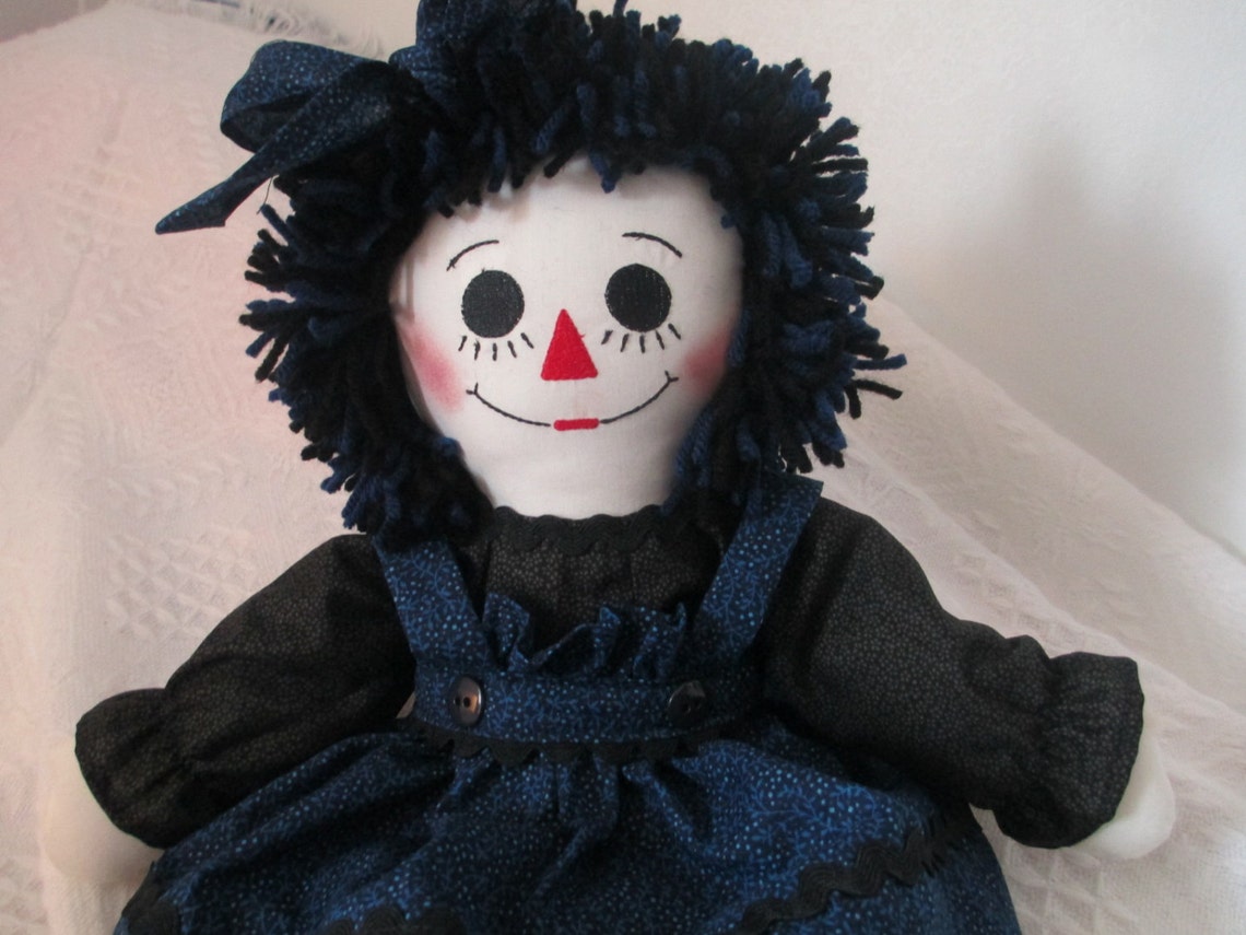Handmade Raggedy Ann Doll | Etsy