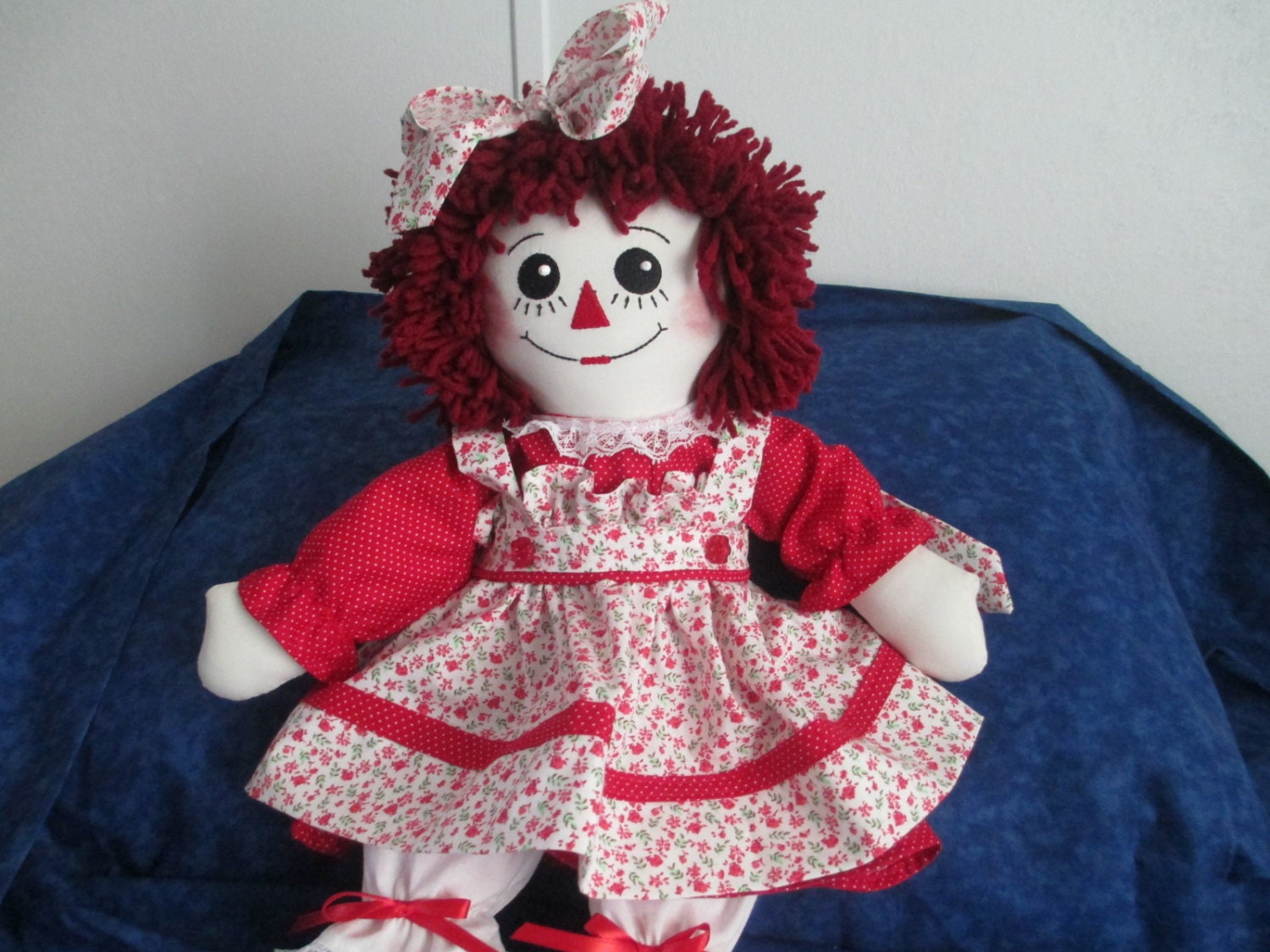 Handmade Raggedy Ann Doll - Etsy