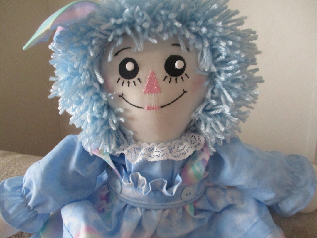 Handmade Raggedy Ann Doll - Etsy