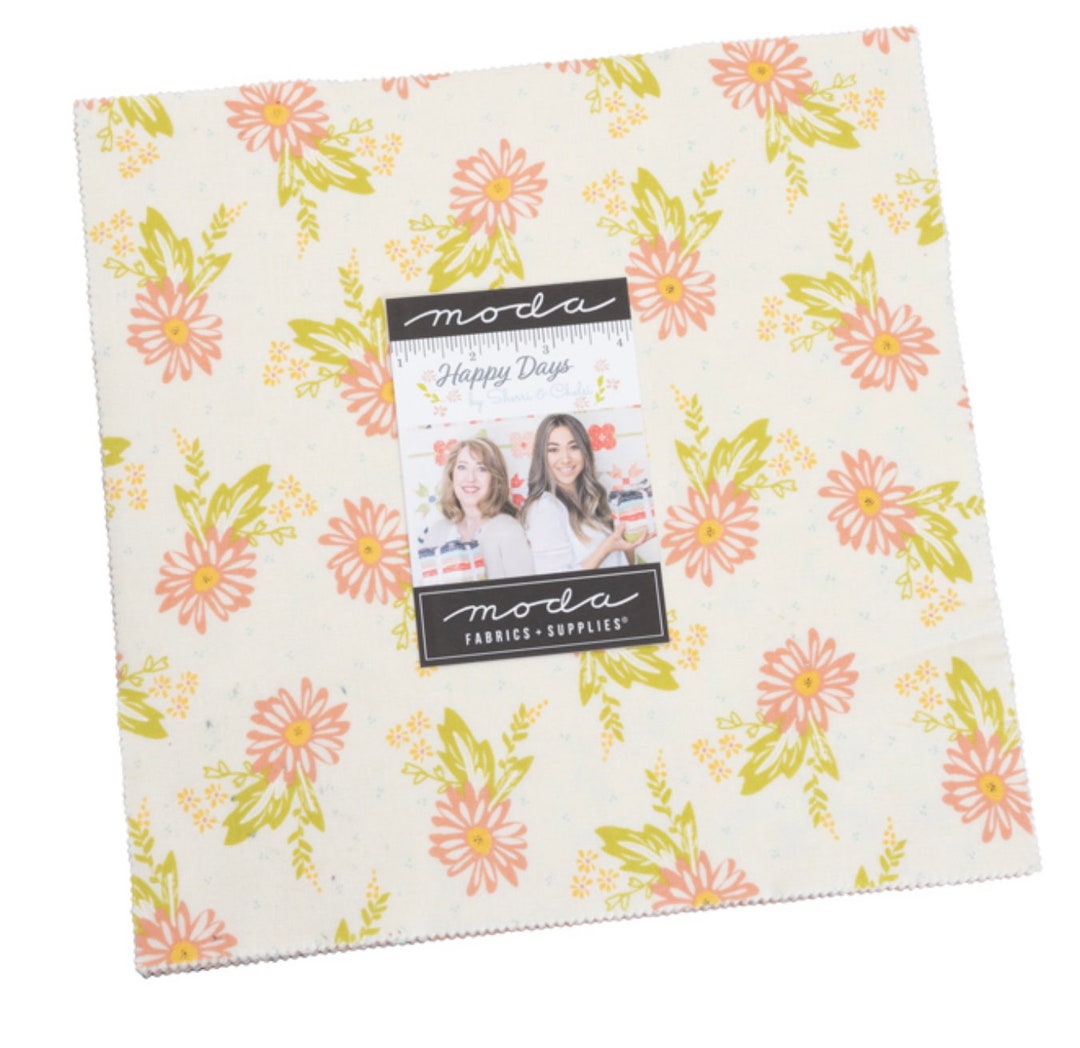 Happy Days cotton layer cake by Sherri and Chelsi for Moda fabrics ...