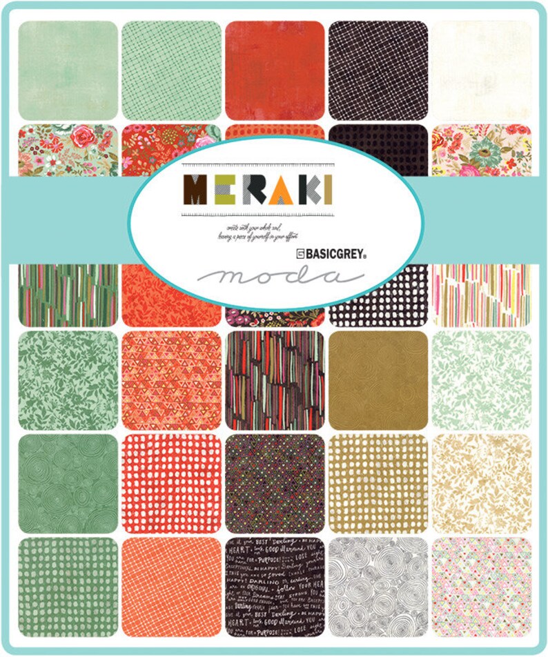 Meraki Cotton Fat Quarters by Basic Grey for Moda Fabric - Etsy