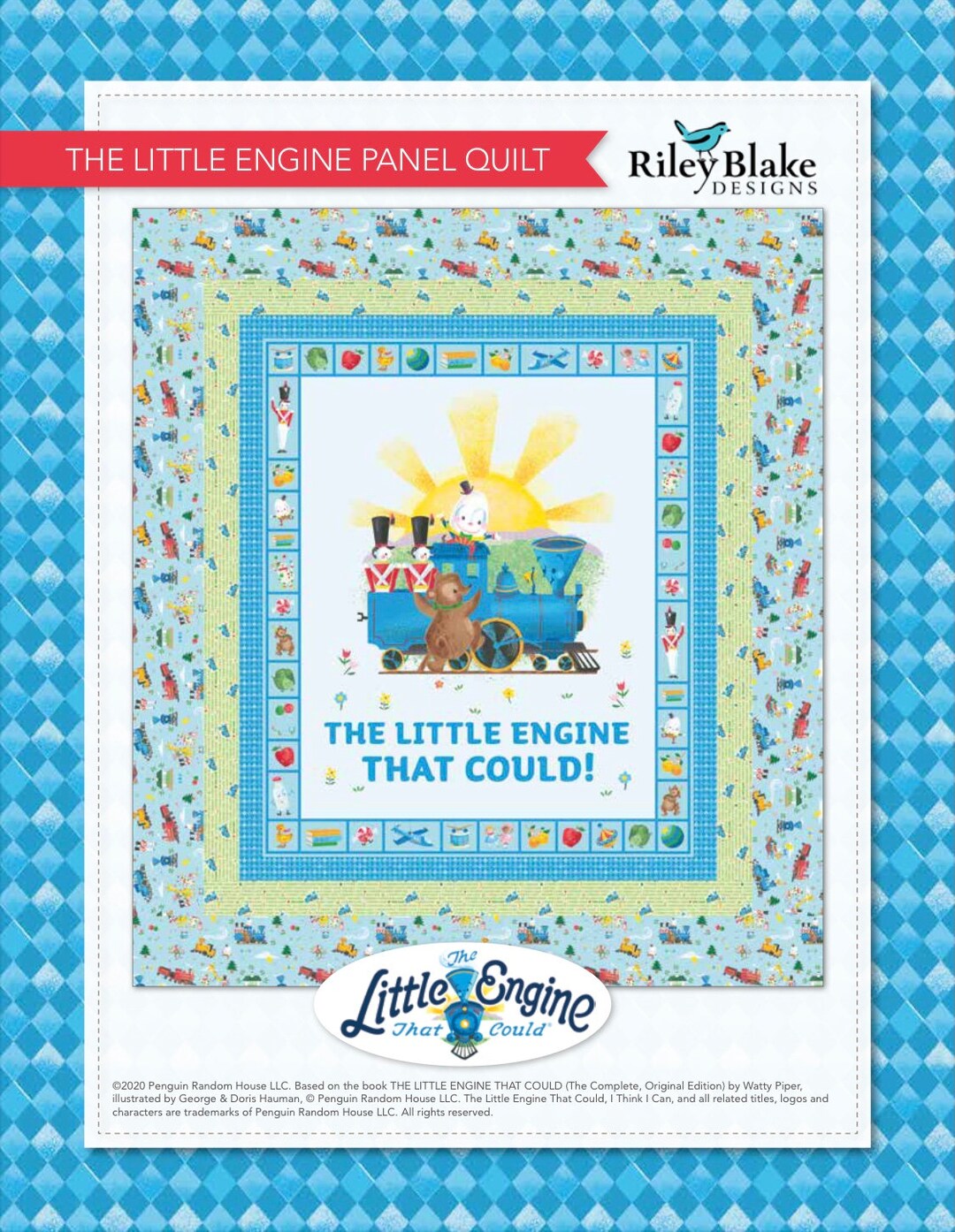 The Little Engine Panel Quilt Kit by Riley Blake’s Designs - Etsy