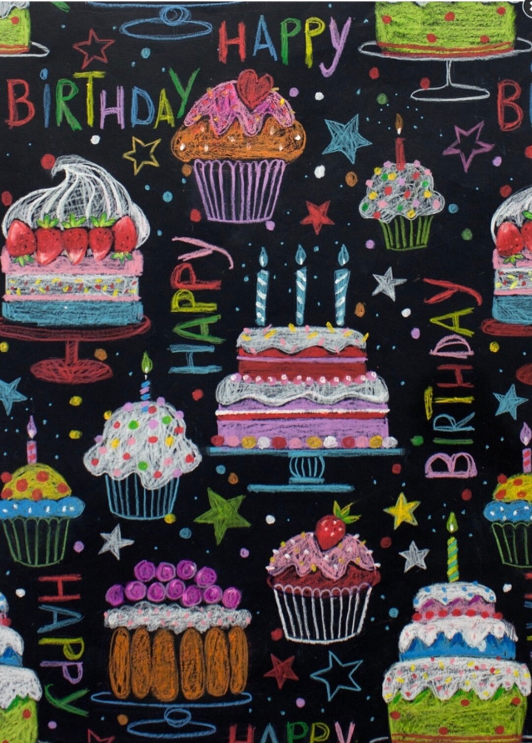Happy Birthday Cotton Fabric by Alexander Henry Fabrics - Etsy