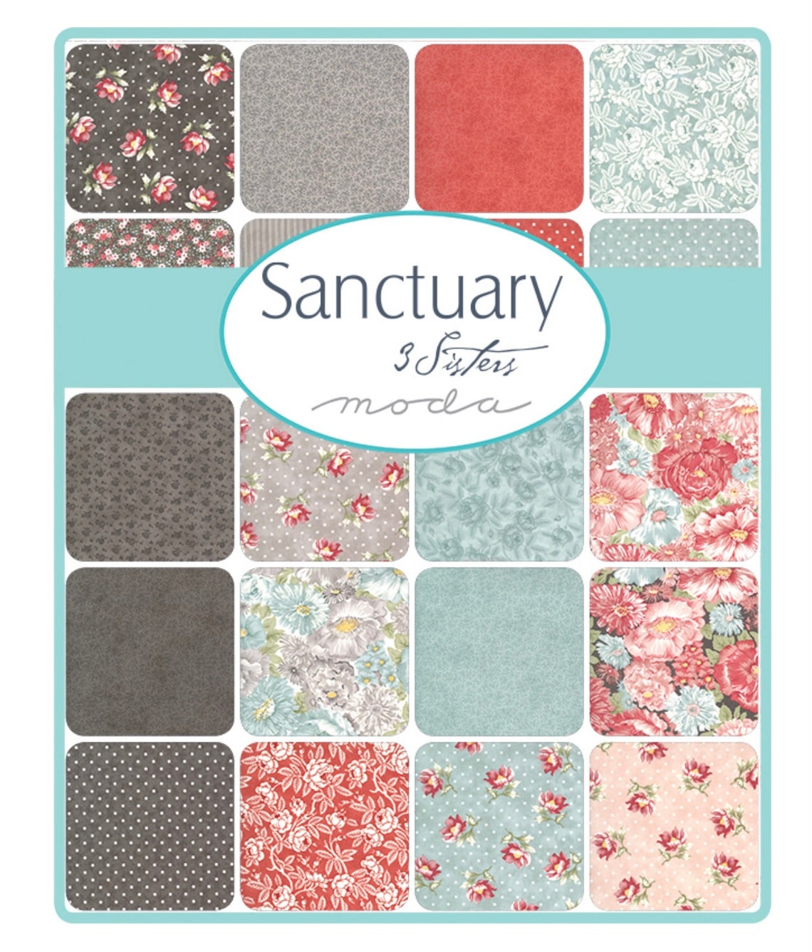 Sanctuary quilt kit by 3 Sisters for Moda fabrics | Etsy