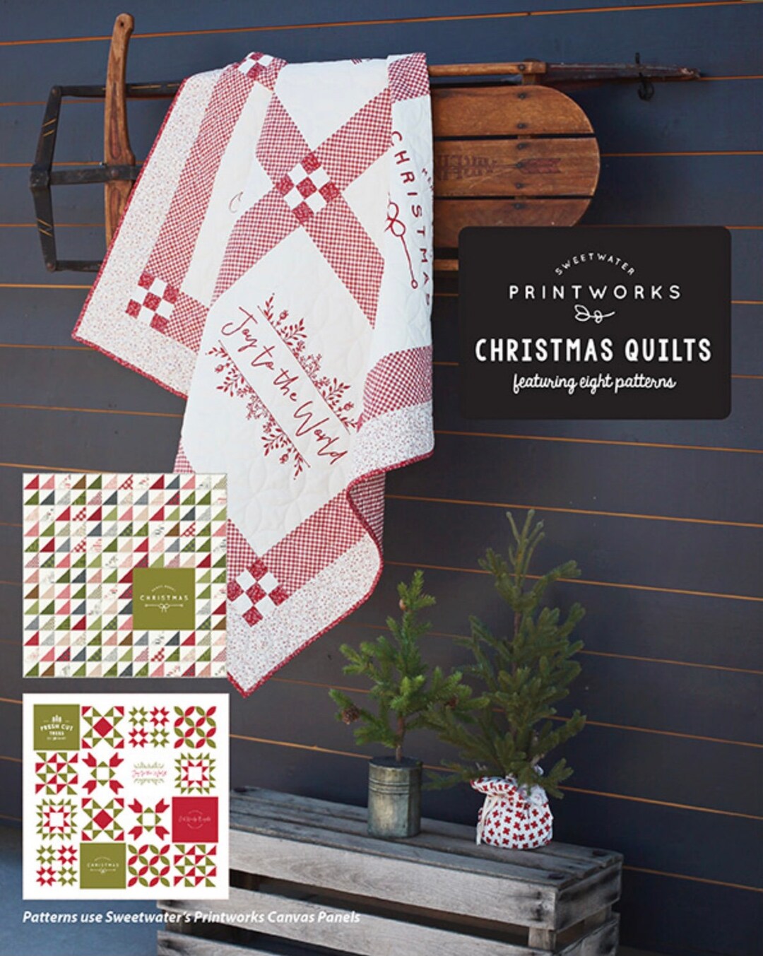 Printworks Christmas Quilts Quilt Patterns by Sweetwater - Etsy