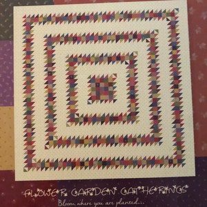 Flower Garden Gathering Quilt Kit by Primitive Gatherings for Moda ...