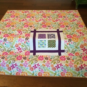 Sale Modern Handmade Quilt Using Terrain Fabric From Kate Spain Snd ...