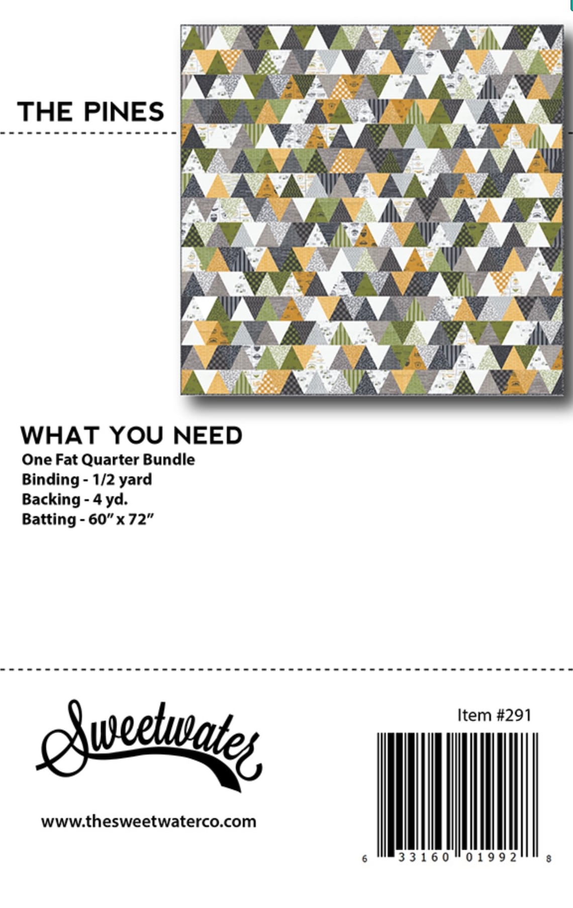 The Pines Quilt Pattern by Sweetwater - Etsy