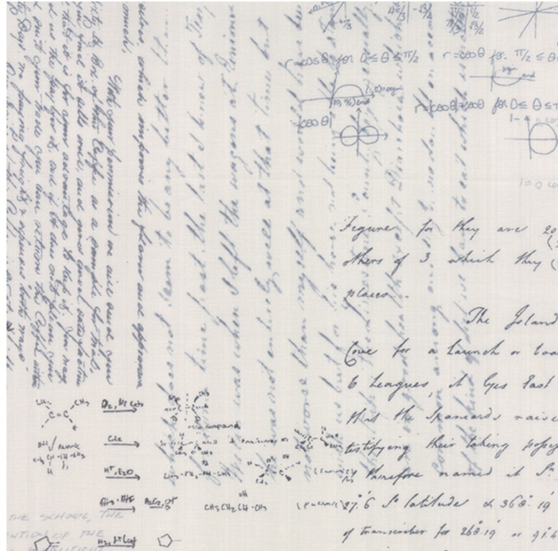 Modern Background Paper Fabric Script Cotton Fabric by Zen | Etsy