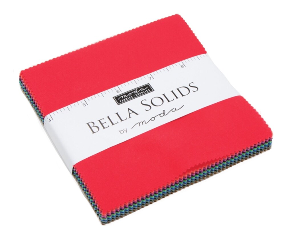 Bella Solids New 2018 Cotton Charm Pack by Moda Fabrics 9900PPN7 - Etsy
