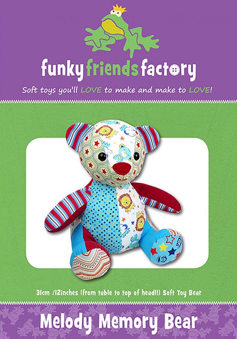 Melody Memory Bear by Funky Friends Factory | Etsy