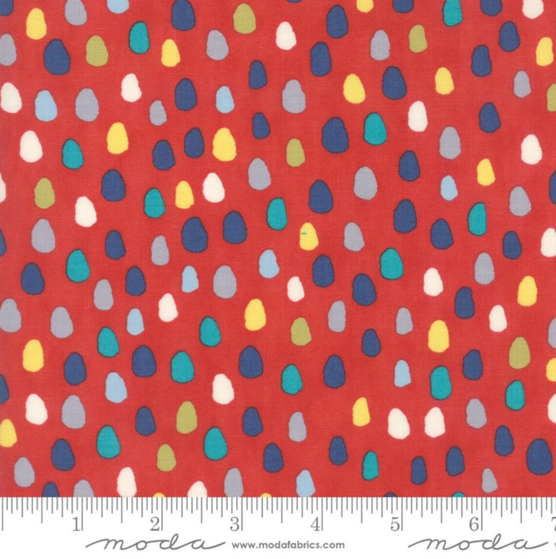 Hello World Cotton Fabric by Abbi Hall for Moda Fabric 35303 | Etsy