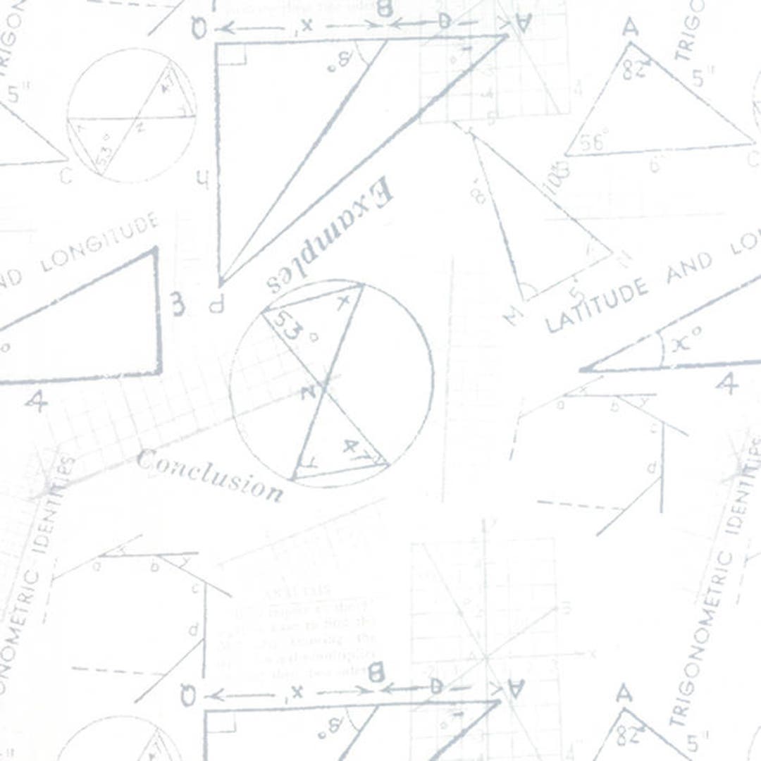 Modern Background Paper Cotton Script Fabric by Zen Chic for Moda ...