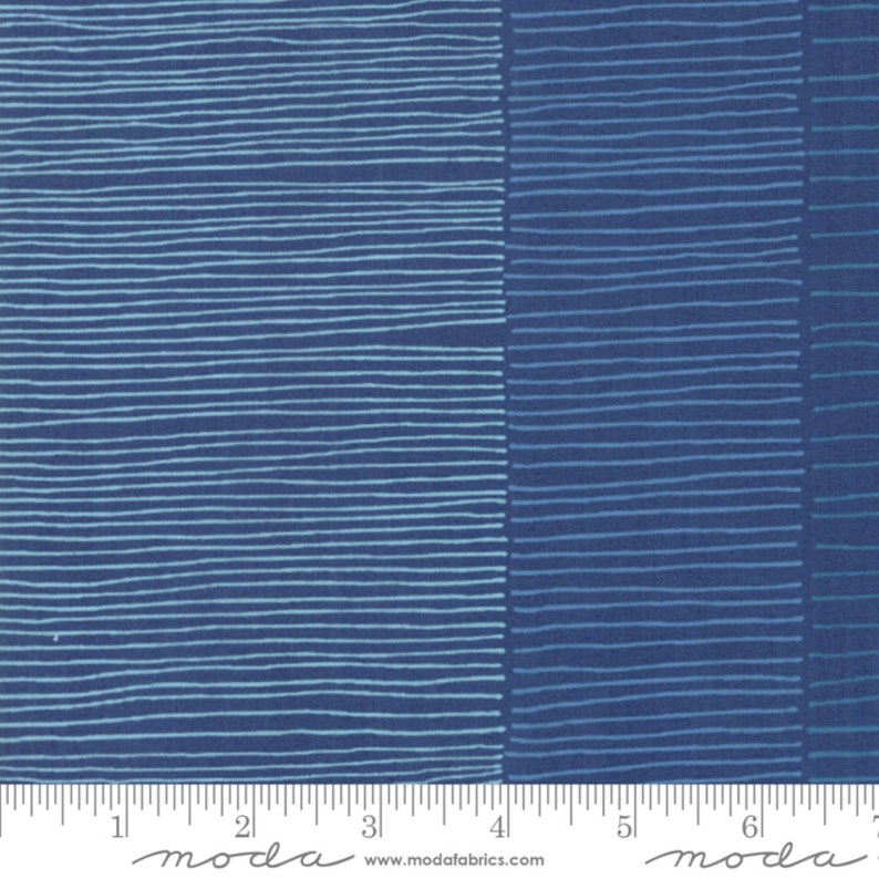 Breeze fire lines cotton fabric by Zen Chic for Moda fabrics | Etsy