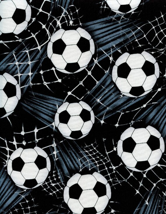 Soccer cotton fabric by Timeless Treasures fabric C6031 | Etsy