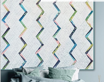 Celestial Stripes Quilt Pattern by Zen Chic - Etsy