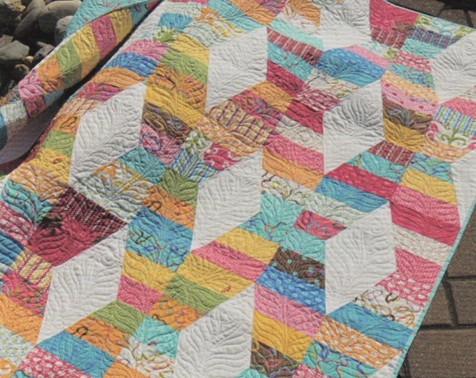 Celestial Stripes Quilt Pattern by Zen Chic - Etsy