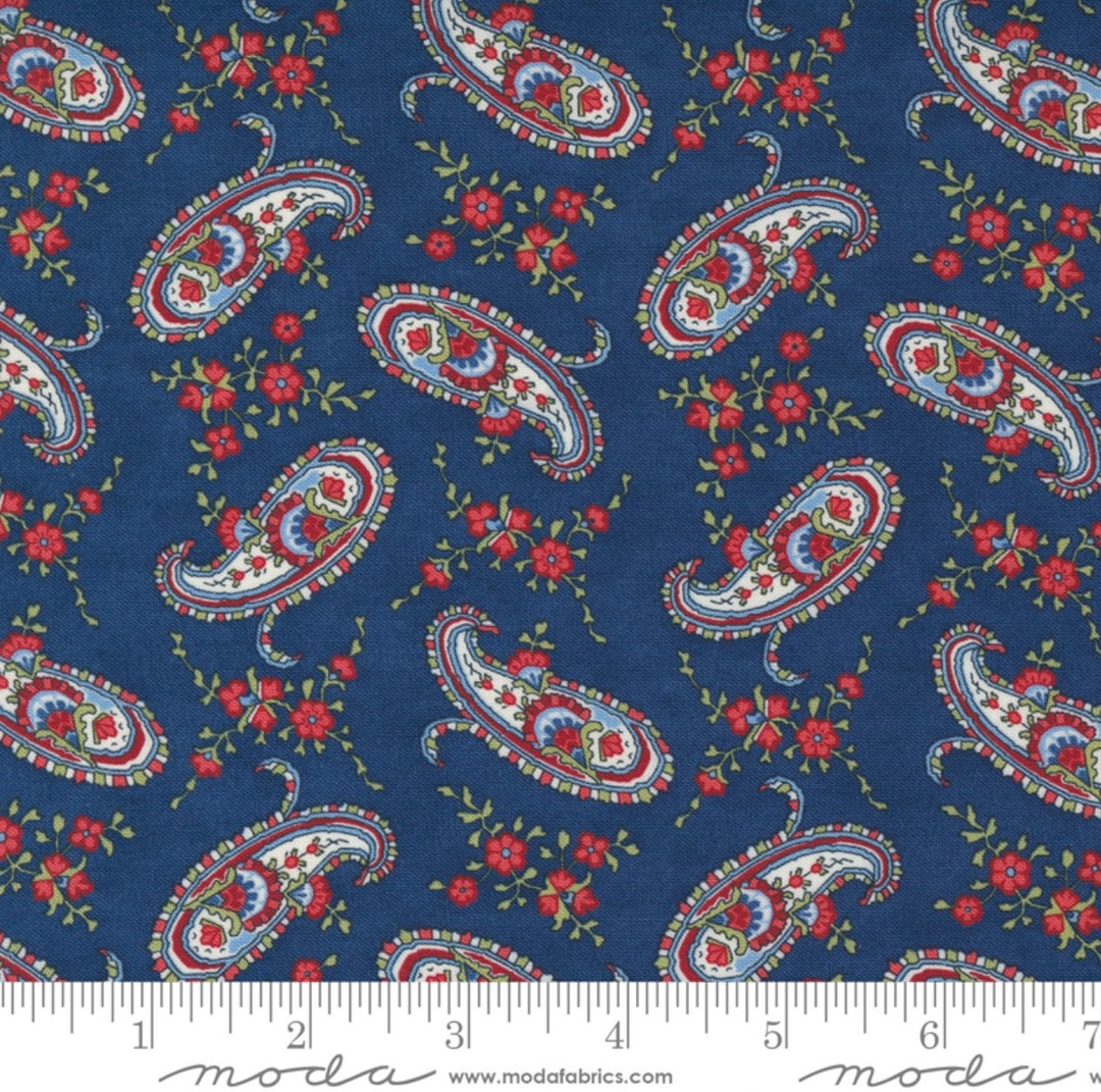 Belle Isle Cotton Fabric by Minick and Simpson for Moda Fabrics 14923 ...