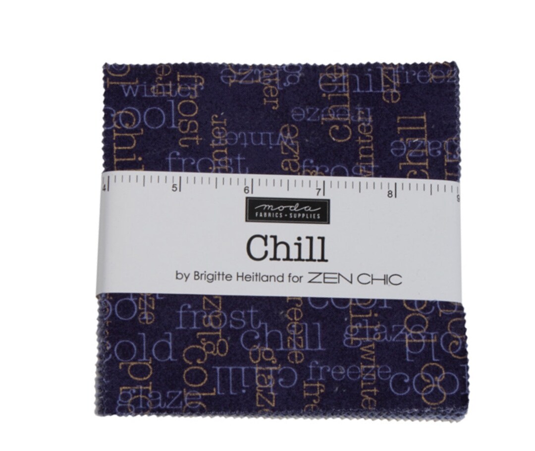 Chill Cotton Charm Pack Fabric by Zen Chic for Moda Fabrics - Etsy