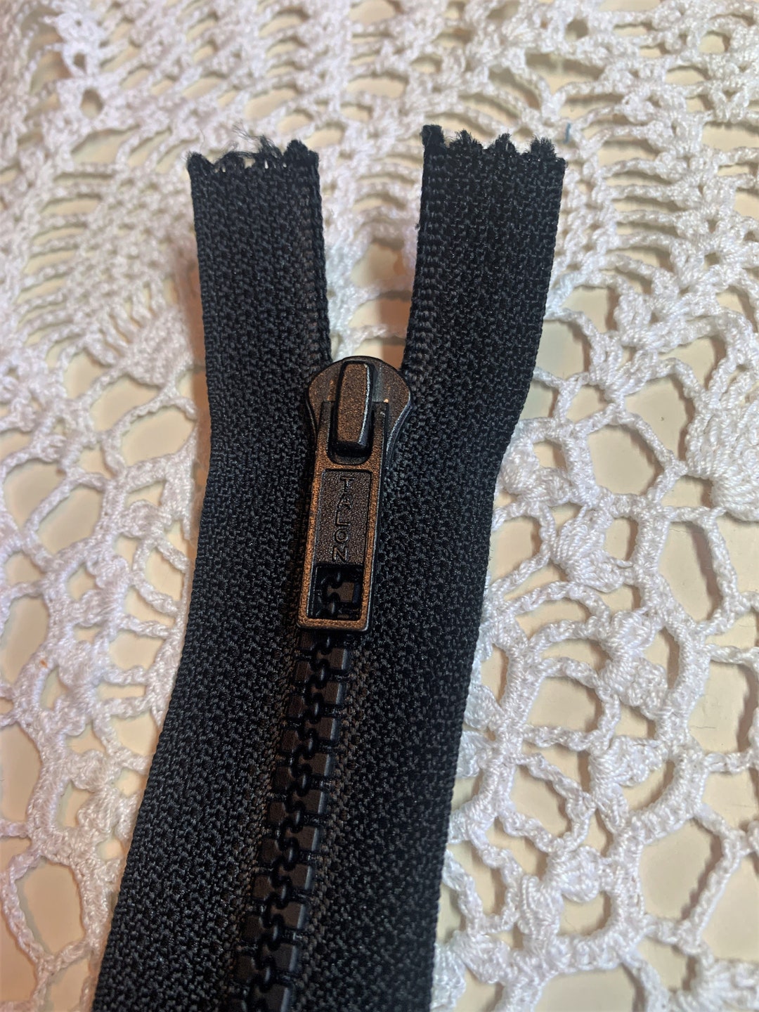 36 2-way Black Separating Zipper Molded Teeth NOS - Etsy