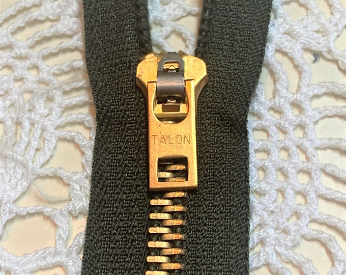 6" Talon Metal Jean #5mm Heavy-duty Zippers ~ Dark Olive Green (almost ...