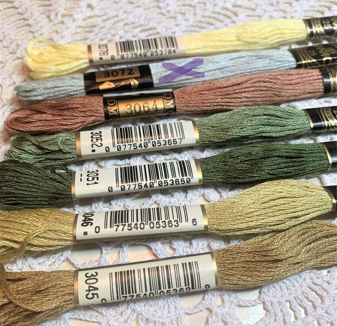 DMC 3000s 3045 3078 Cotton Embroidery Floss Thread Choice - Etsy