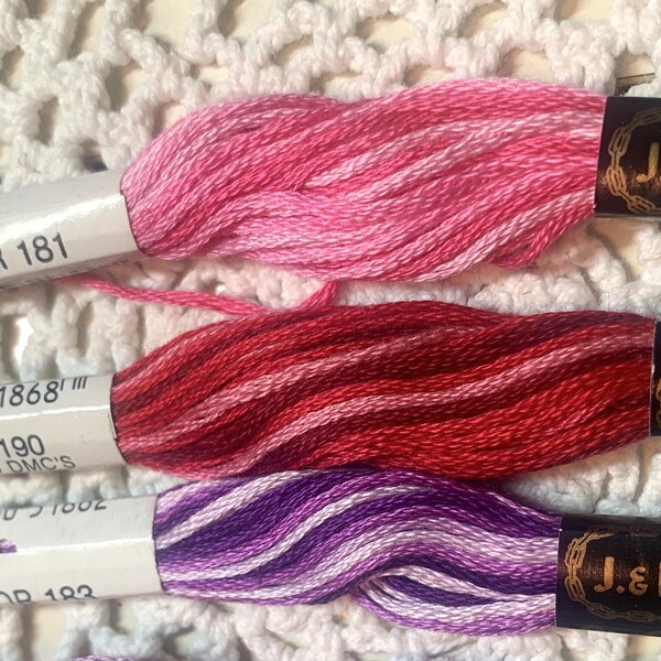 Dmc Variegated Floss - Etsy