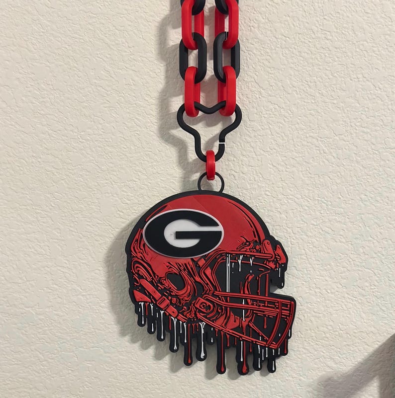 3D Printed Hype Chain Necklace | Handmade Statement Chain | Game Day ...