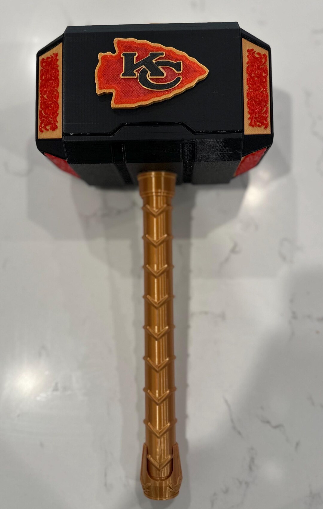 Handcrafted 3D Printed Display Hammer With Custom Emblem – Unique Desk ...