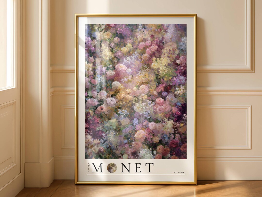 Claude Monet Poster: Monet Watercolour Art Print - Monet Print ...
