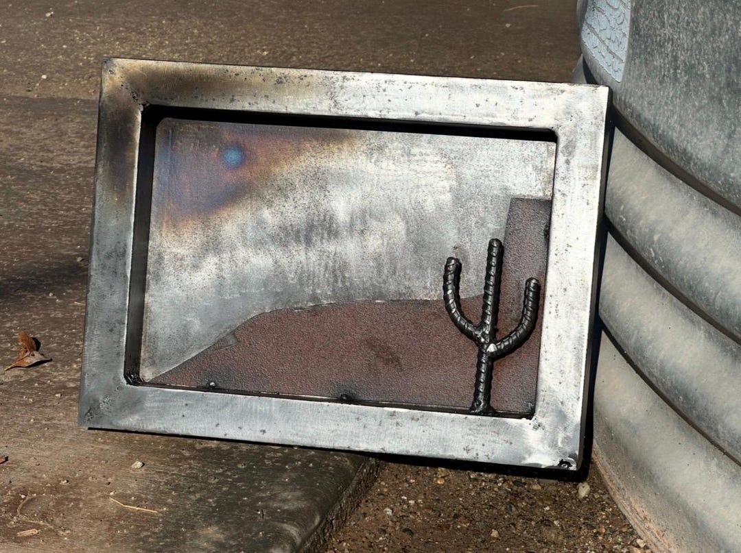 Desert Welding Art Cactus - Etsy