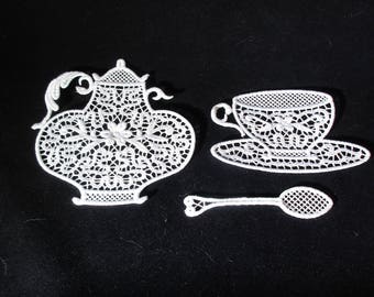 Lace Teapot | Etsy