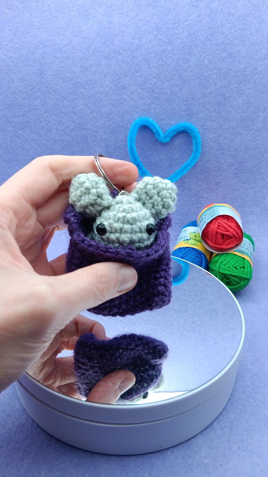 Handmade Amigurumi Lucky Keychains – Small Crocheted Dolls – Gift Idea ...