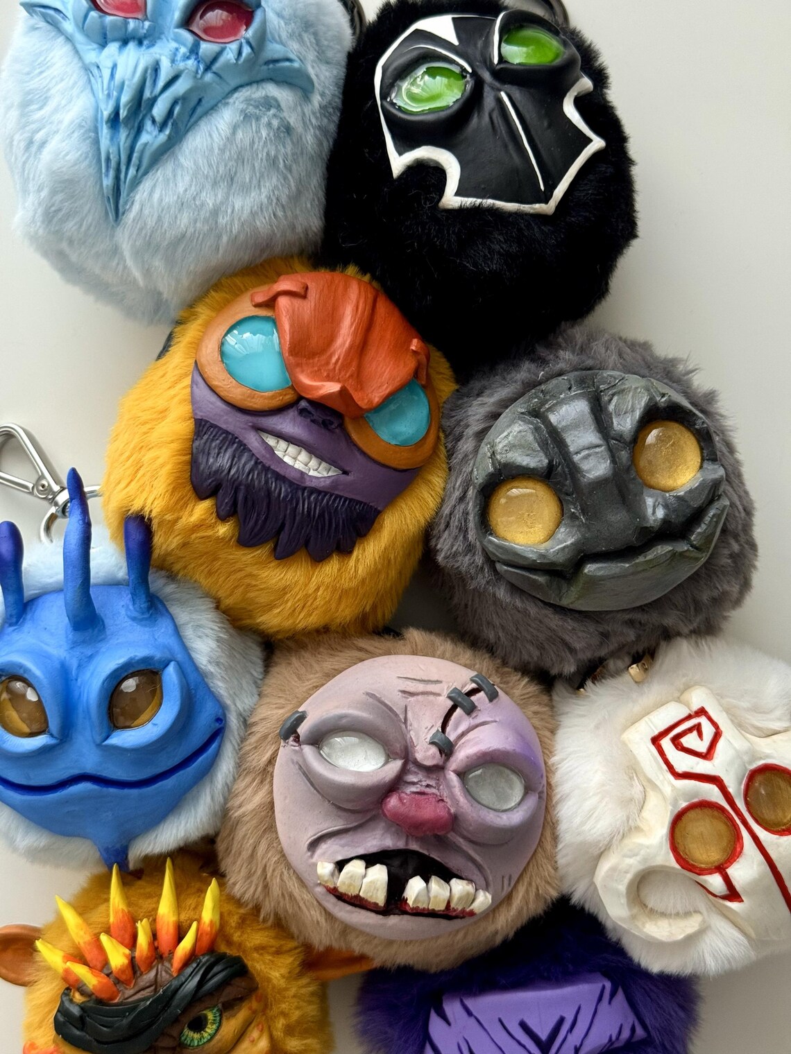 Handmade Puck Keychain - Dota 2 Fan Art Charm - Etsy
