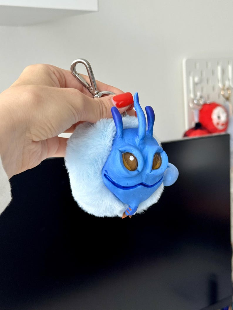Handmade Puck Keychain - Dota 2 Fan Art Charm - Etsy