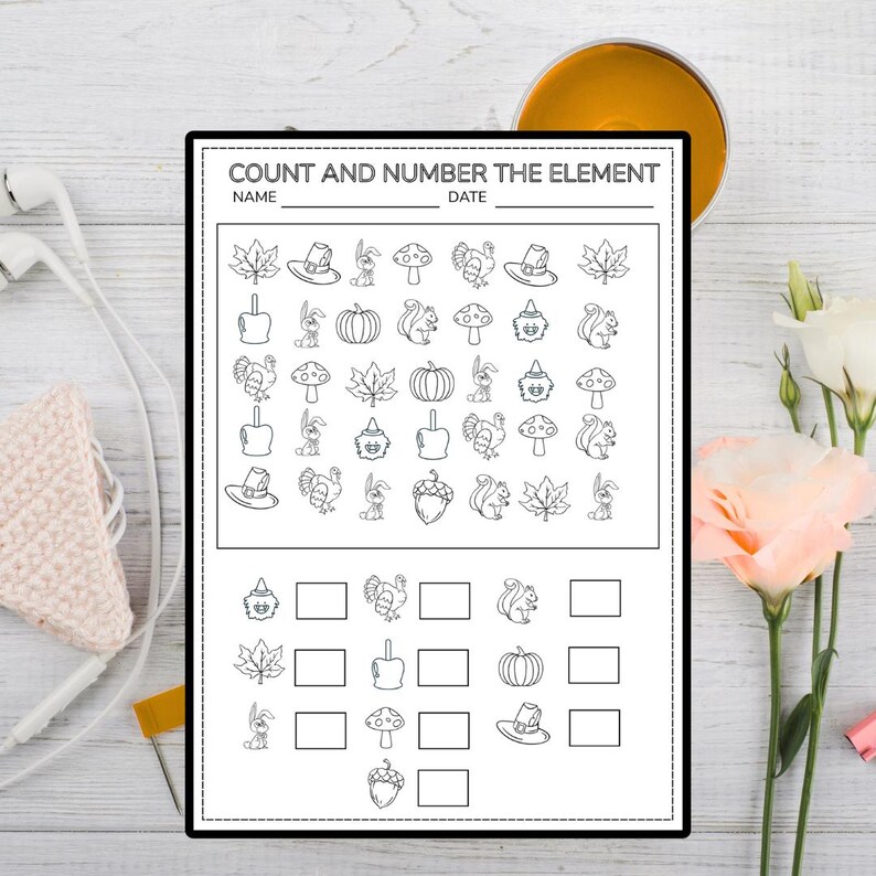5 Pages Kids Worksheets Bundle | Preschool & Kindergarten Printables ...