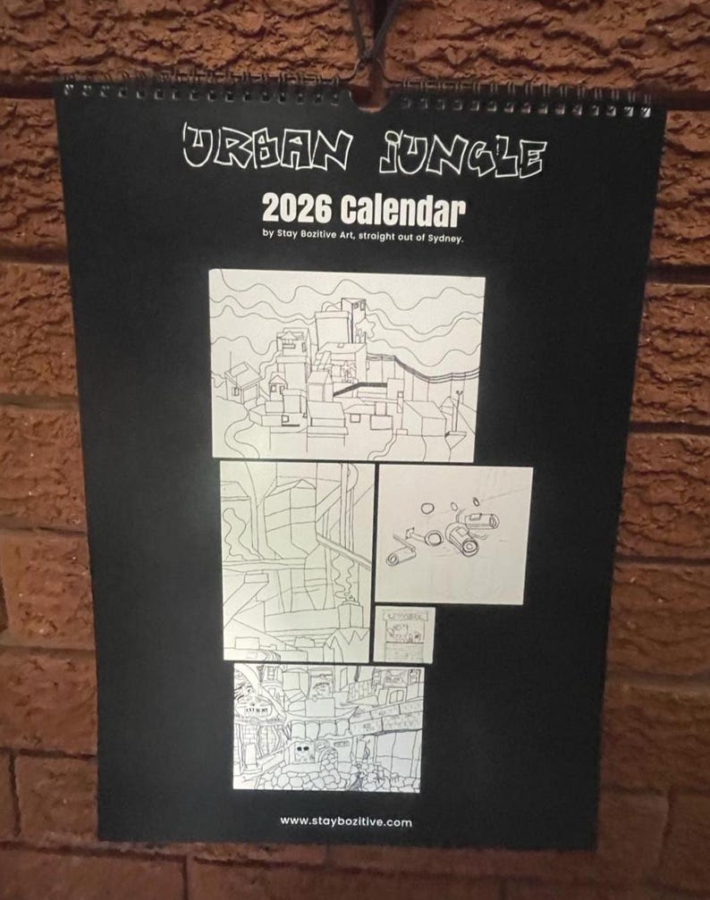 The Urban Jungle — 2026 Calendar - Etsy Australia