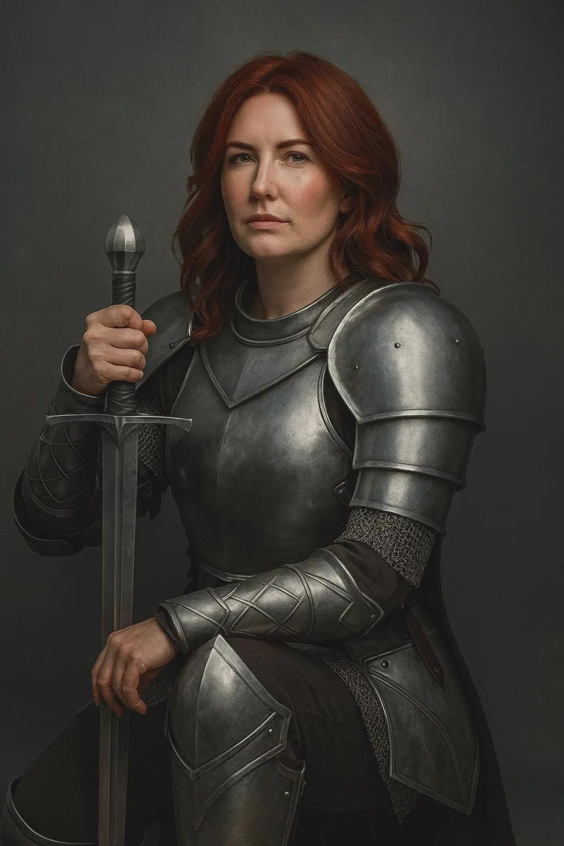 Half Lady Armor | Medieval Pauldrons, Gorget, Cuirass, Leg Set, Bracers ...