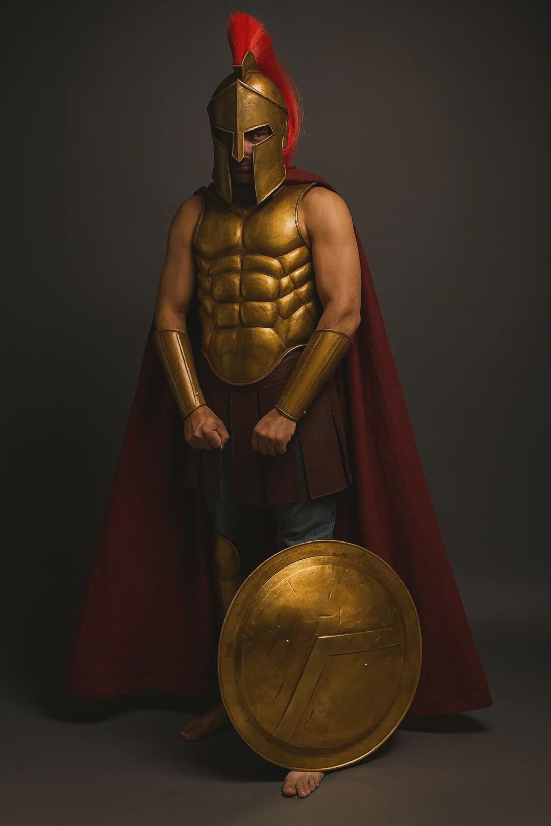 Spartan Leonidas Full Body Armor Set - LARP Cosplay Costume - 300 ...