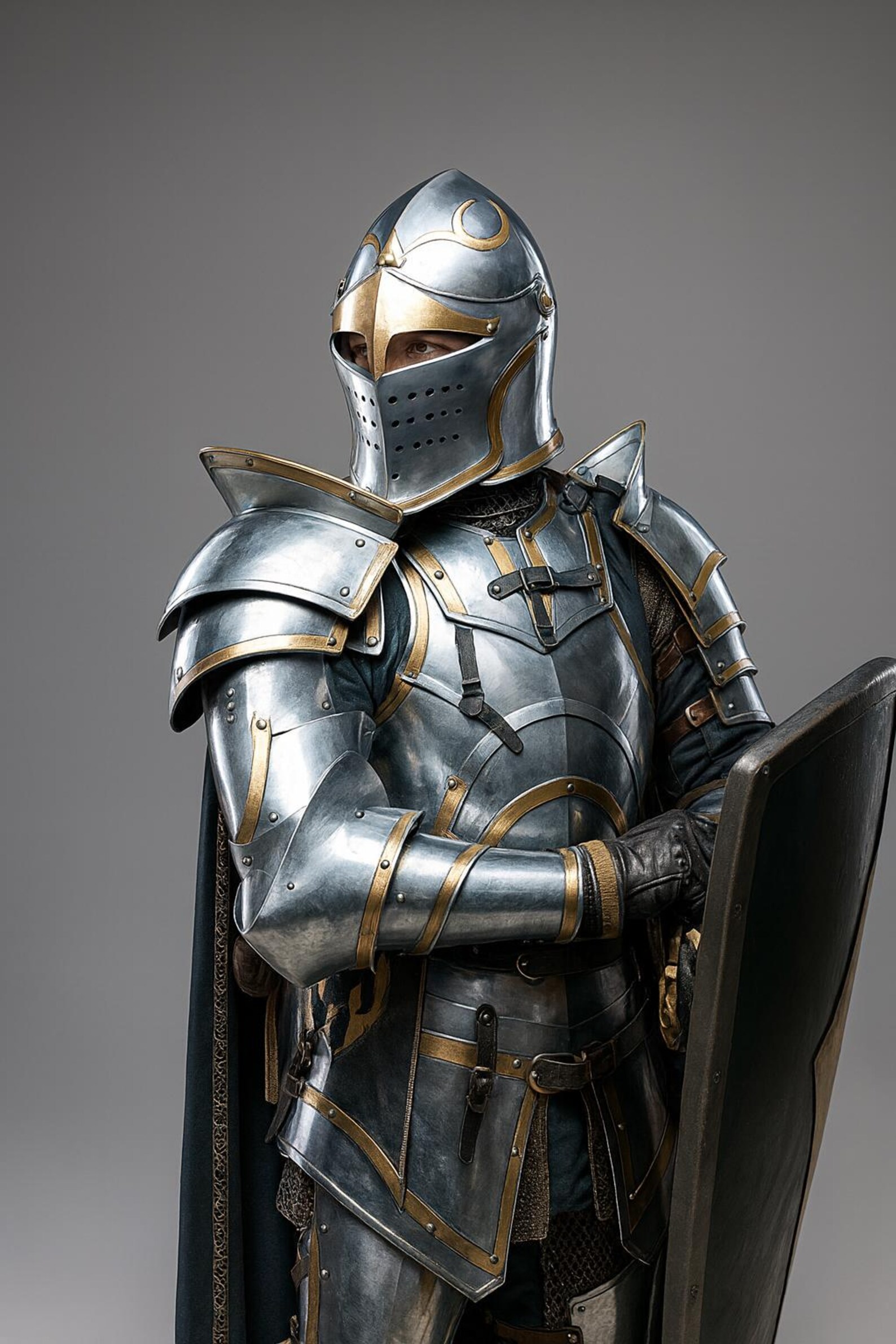 Medieval Knight Full Armor Suit | Handmade Steel LARP Armor With Helmet ...