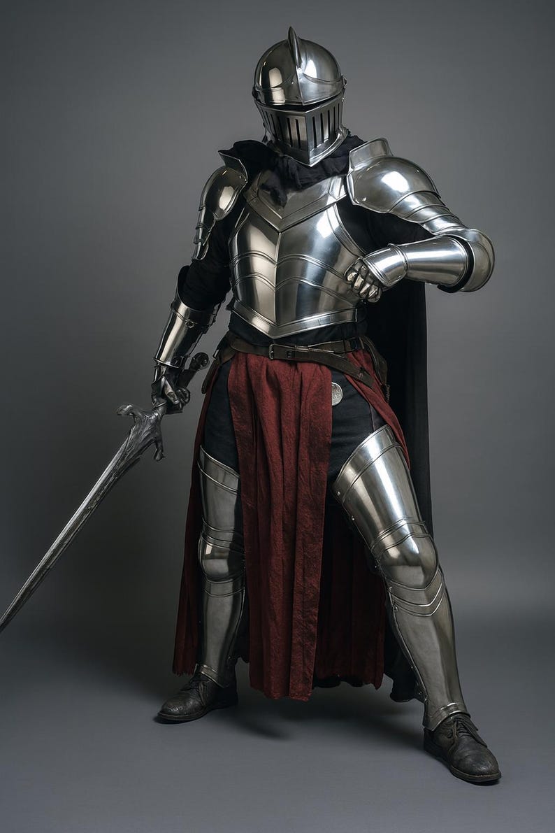 Lady Elven Warrior Steel Medieval Lady Armor Suit- Female Armor Suit ...