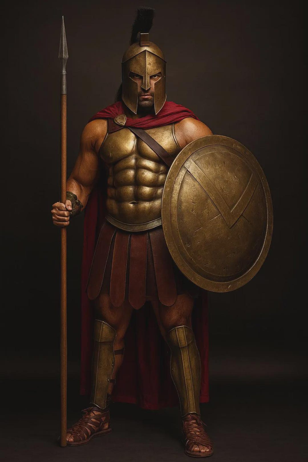 Spartan Leonidas Full Body Armor Set - LARP Cosplay Costume - 300 ...