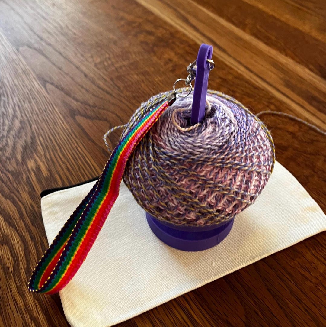 3D Printed Yarn Minder & Spindle – Dual-use Knitting and Crochet Tool ...