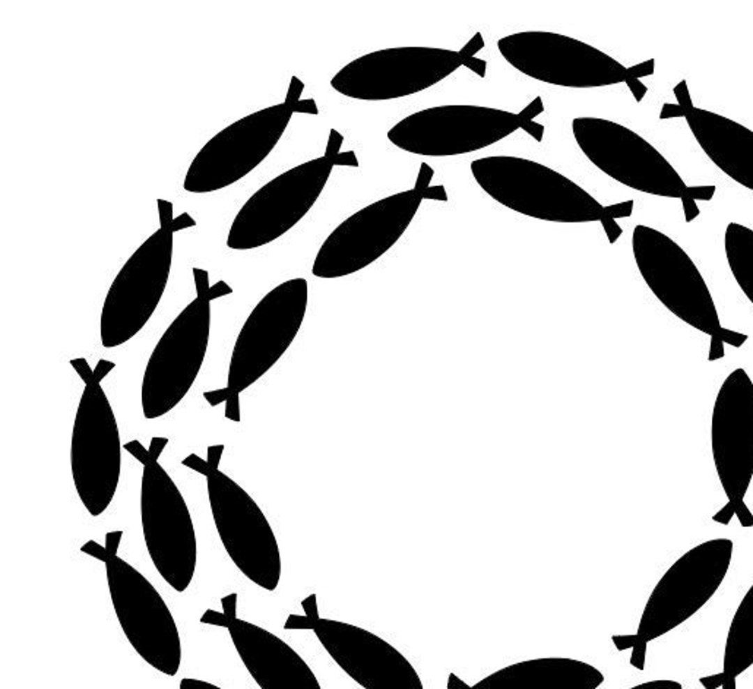 Digital Download - Fish in a Circle - Etsy