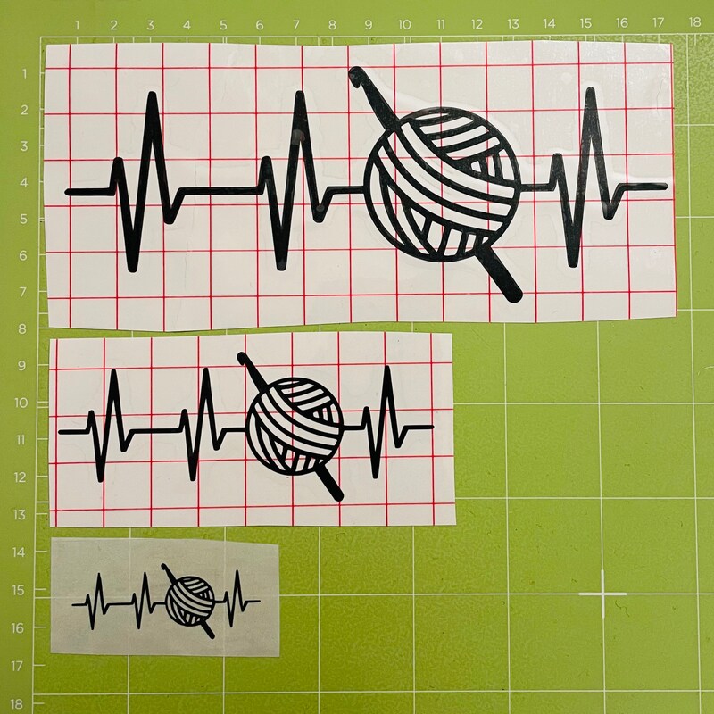 Knitting Vinyl Decal - Etsy