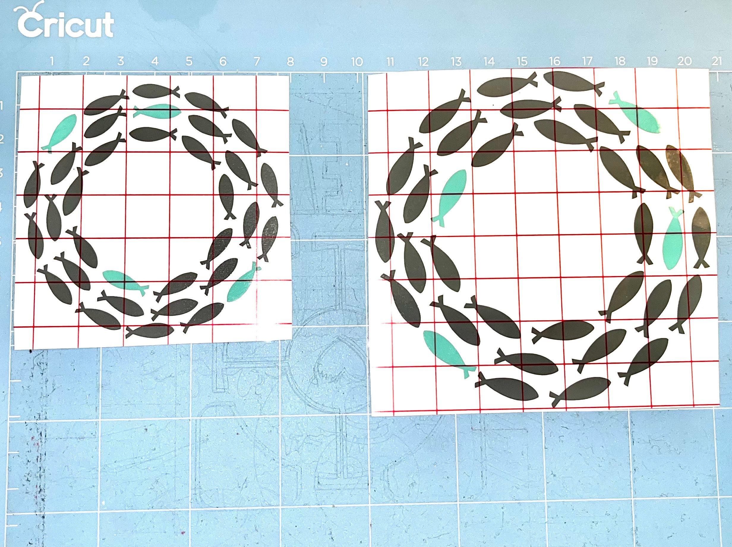 Digital Download Fish in a Circle - Etsy