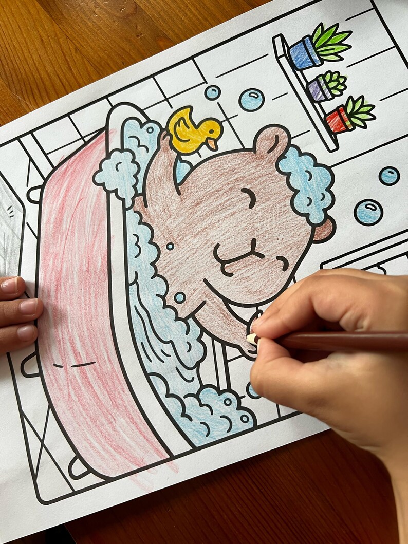 10 Capybara Coloring Pages | Bold Easy Relaxing Printable Sheets ...