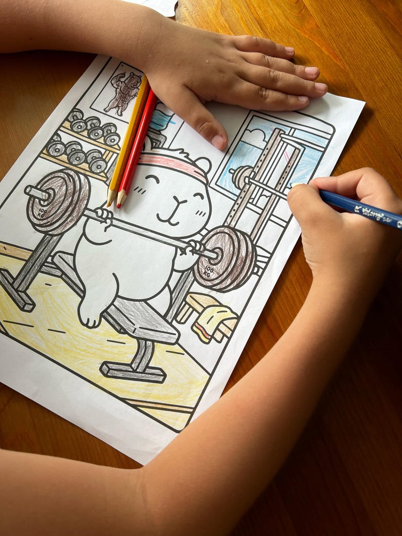 10 Capybara Coloring Pages | Bold Easy Relaxing Printable Sheets ...