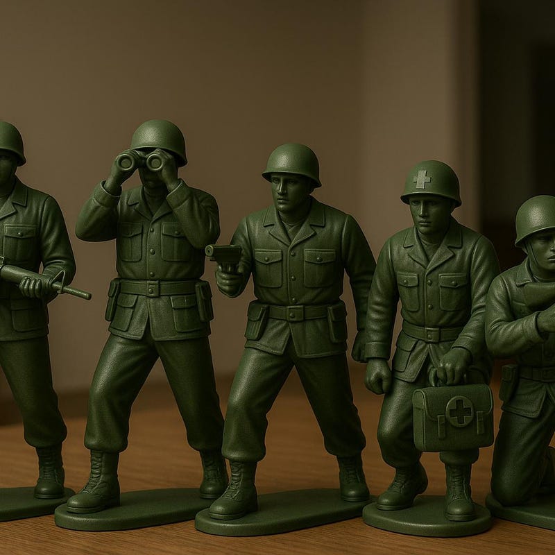 Resin 3d Printed Army Men - Etsy